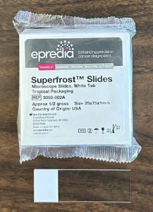 Frosted Microscope Slides: Perfect for Staining Use - FD Neuro Technologies, Inc.